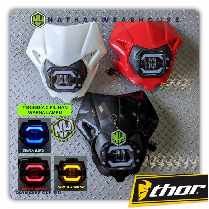 Headlamp Reflektor Lampu Depan LED Daymaker CRF 150 New 2018 2019 2020 ...