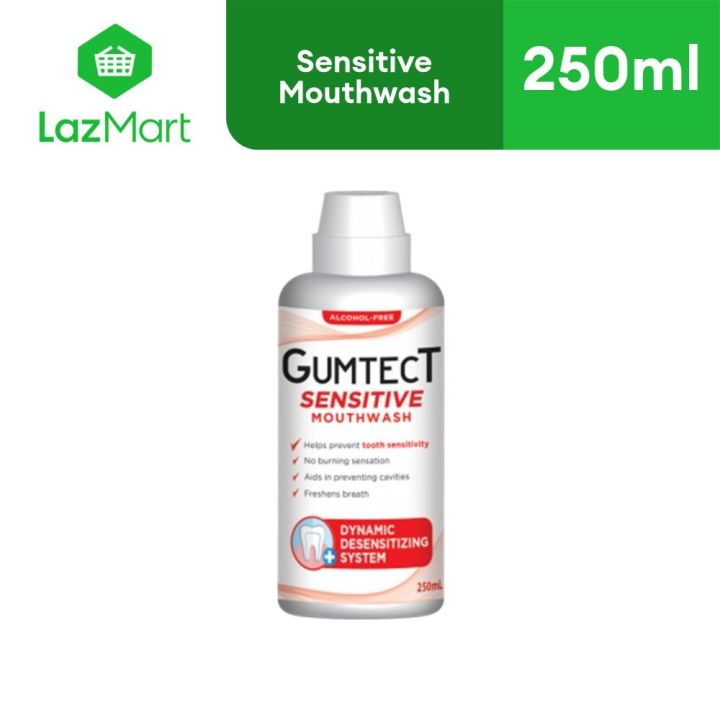 Gumtect Sensitive Mouthwash 250mL +20% more | Lazada PH