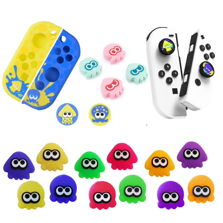 Octopus Squid silicone thumbstick case joystick cover for Nintendo ...