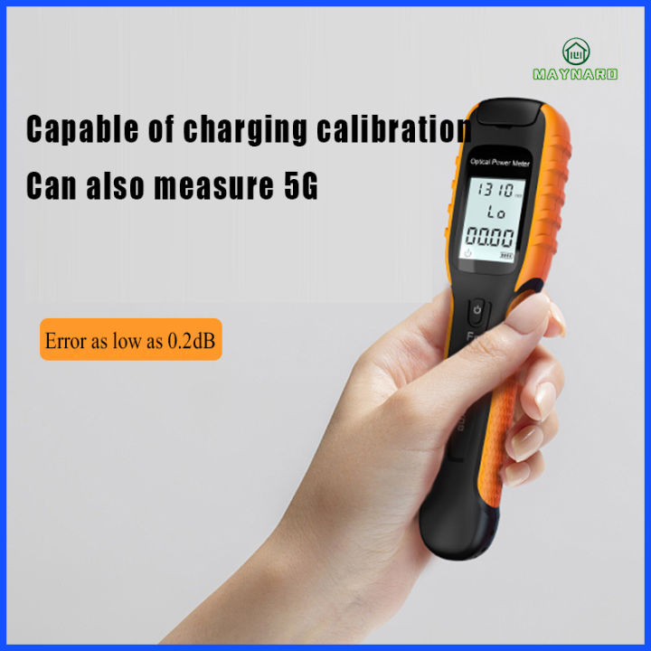 Optical Power Meter, -70~+6 dBm,Fiber Light Meter for Testing ...