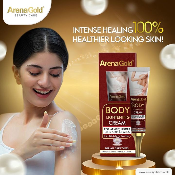 Clearance sale Original Arena Gold BODY Lightening Cream Readystock in ...