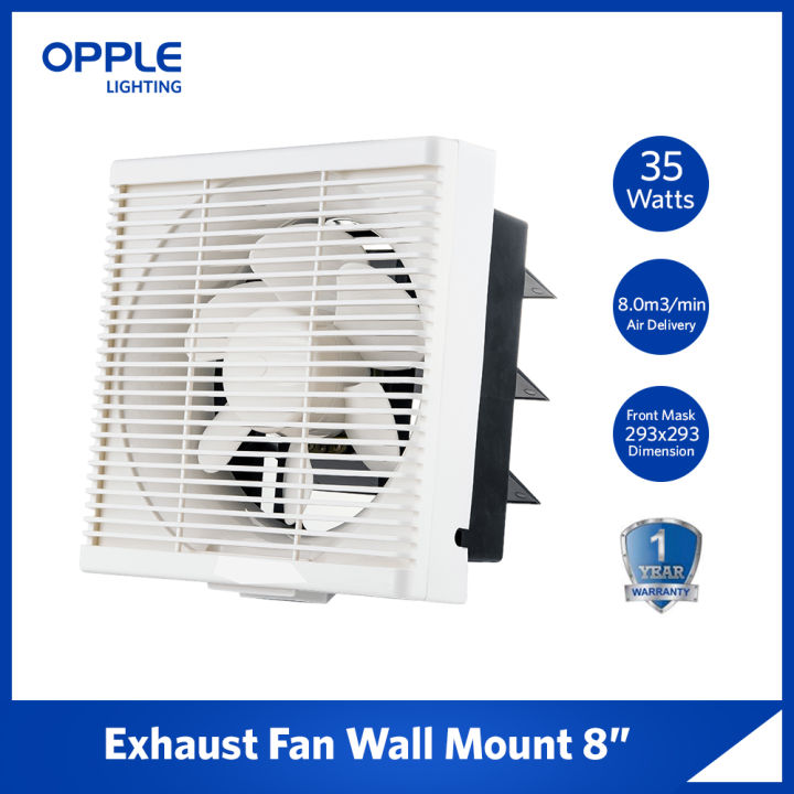 Opple Wall Mounted Exhaust Fan 8" / 10" / 12" | Lazada PH