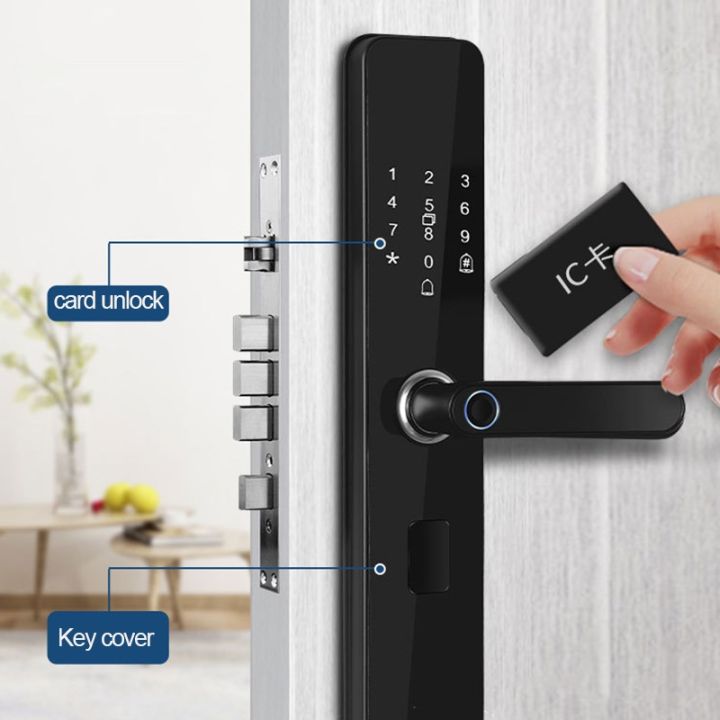 Lock Anti-theft Door Lock Smart Lock Fingerprint/IC Card/Password ...