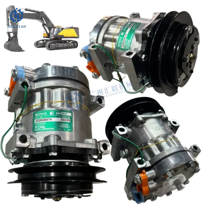 Sanden Air Conditioner 7H13 SD7H13 8948 7351SD709 R134a TDK-R151320S ...
