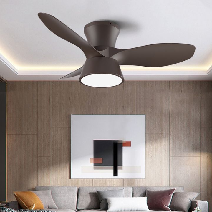 DC Motor Ceiling Fan With Light 6-Speed Room 32“ Ceiling Fan LED ...
