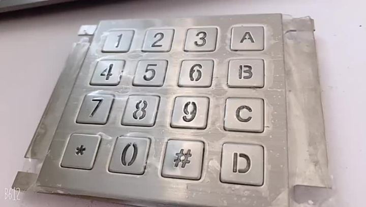 12 metal dome keys vending machine keypad for vending machine | Lazada PH