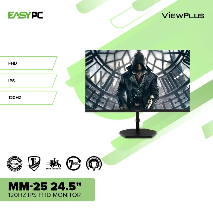 EasyPC | ViewPlus MM-25 24.5" 120Hz IPS FHD Monitor for Desktop PC ...