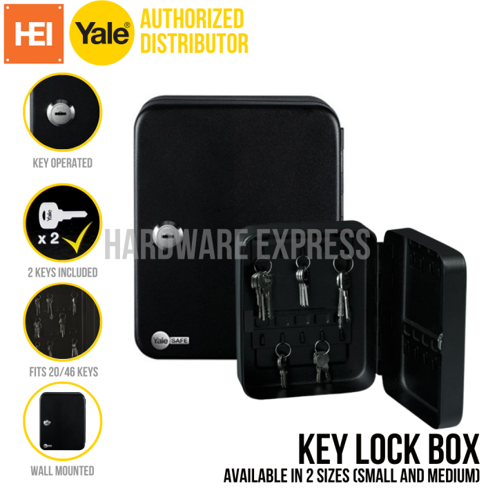 Yale Key Box (Fits 20 or 46 Keys / Wall Mounted) - Key Storage / Key ...