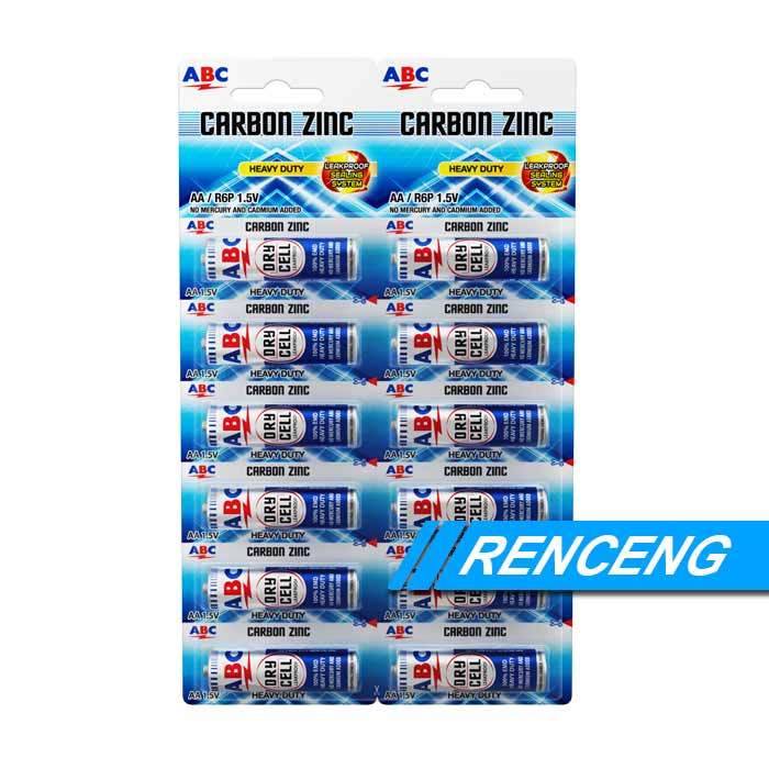 Batu Baterai ABC AA RENCENG isi 12 pcs | Lazada Indonesia