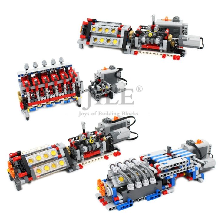 Moc Technology Mechanical Group V16 Engine Speeds Sequential Gearbox ...