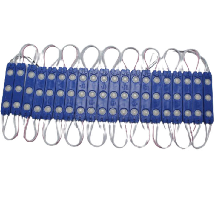 (1/5/10/20 pcs)3 LED Light Module with lens 12V DC with Adhesive for ...