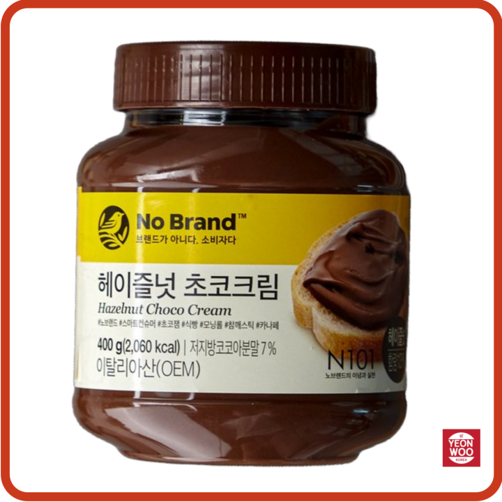 [Emart No Brand] Hazelnut Chocolate Cream(Jam & Spread) on bread 400g ...