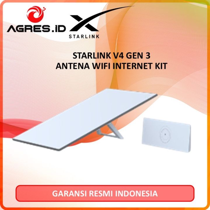 STARLINK V4 FLAT GEN 3 ANTENA WIFI SATELITE - NORMAL | Lazada Indonesia