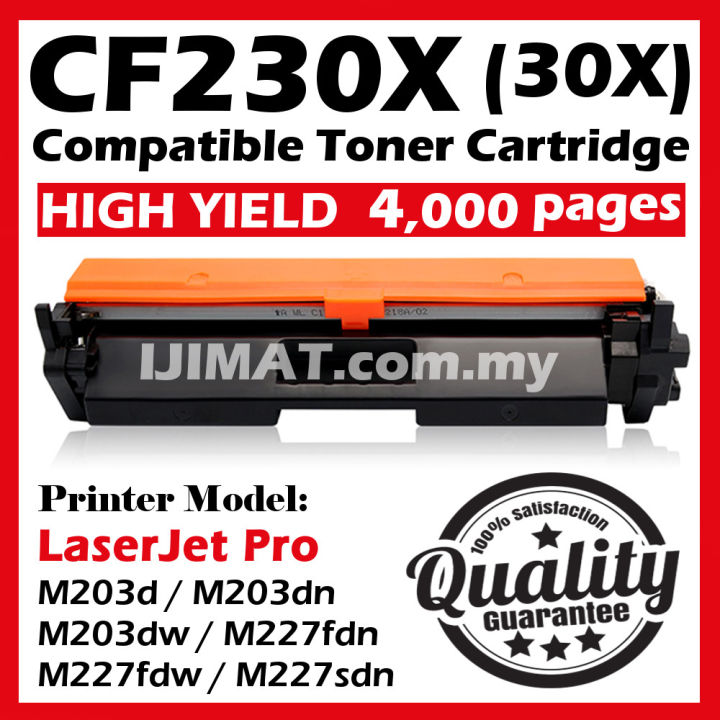 Compatible Laser Toner Cartridge CF230A CF230 230A CF230X CF232A For HP ...