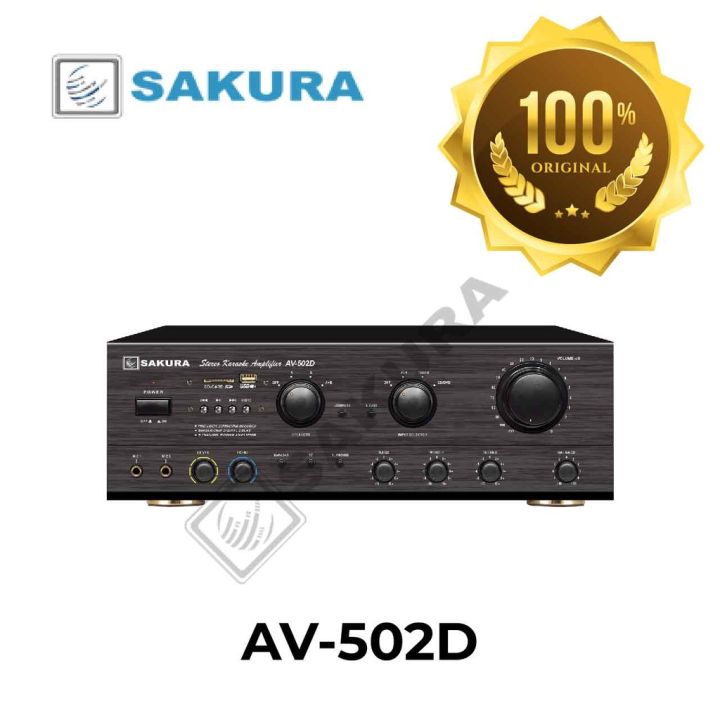 AV-502 DB SAKURA KARAOKE AMPLIFIER | Lazada PH