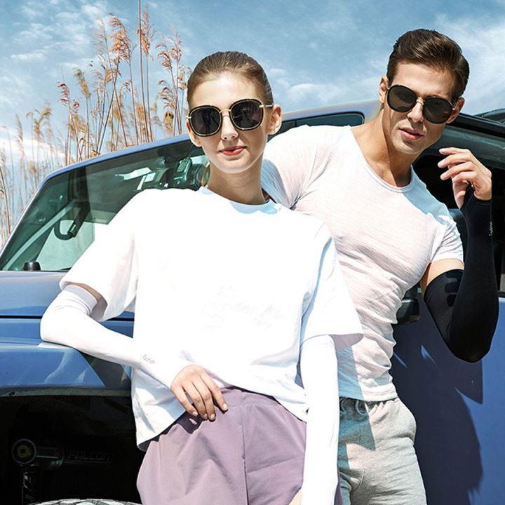 Yoomee 1 Cặp Bảo Vệ Khỏi Tia UV Kem Chống Nắng Tay Áo Bằng Lụa Mát ...