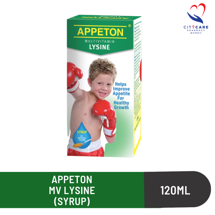 Appeton Multivitamin Lysine Syrup 120ml | Lazada