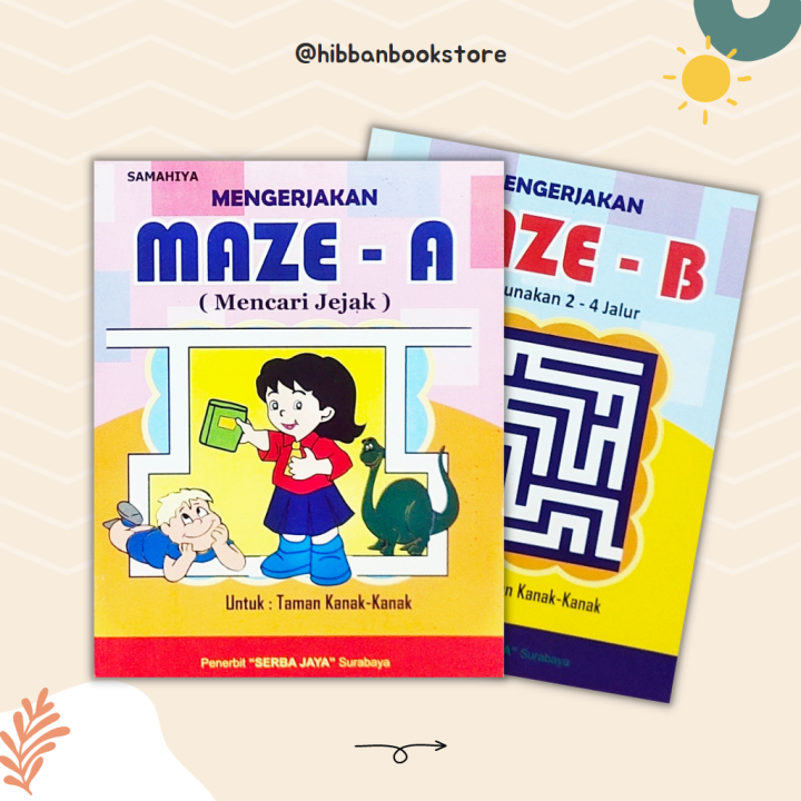 Buku Anak Paud TK Maze Mencari Jejak Seri A Dan B | Lazada Indonesia