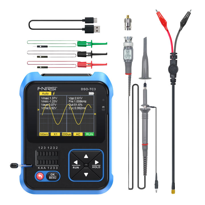 【The-Best】 Dso-Tc3 3 In 1 Multifunction Electronic Component Tester ...