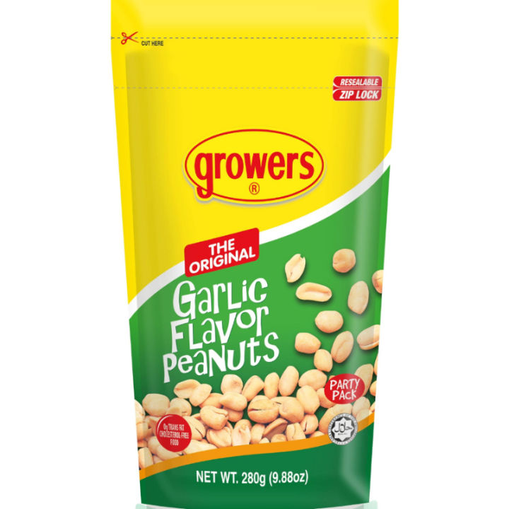 Growers Original Garlic Flavor Peanuts 280g | Lazada PH