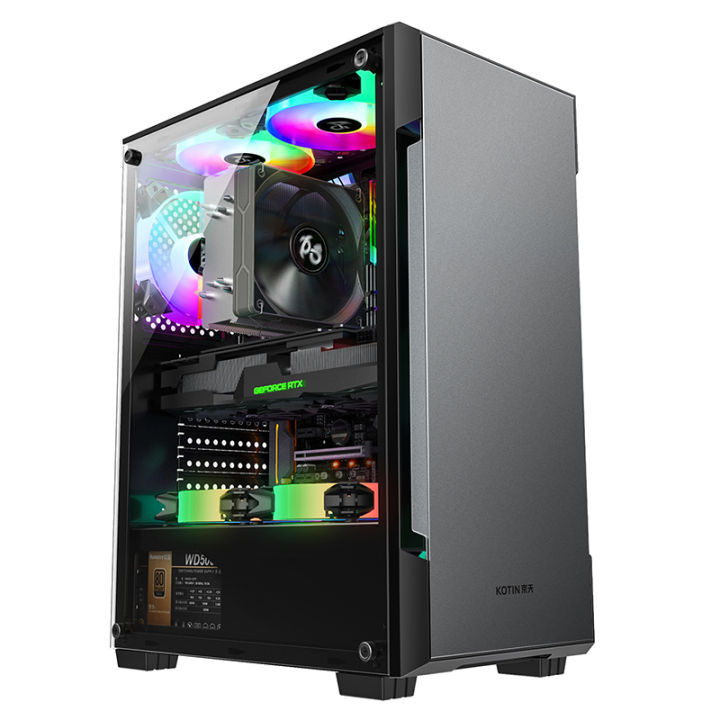 Jing Tian you Xia computer chassis all-side transparent desktop host ...