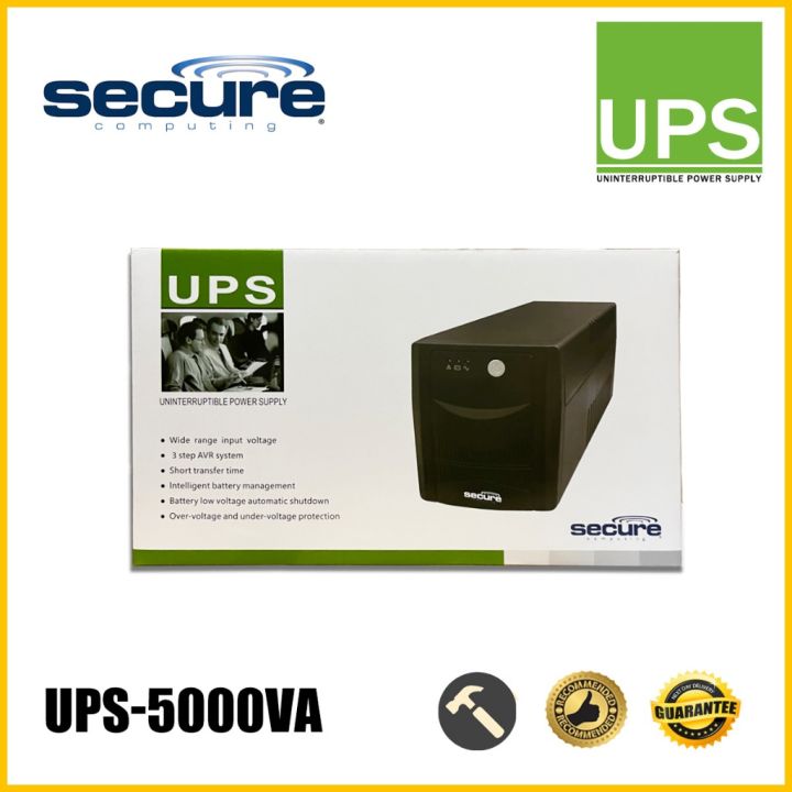 COD Secure ups 5000VA Uninterruptible Power Supply | Lazada PH