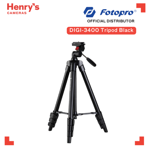 Fotopro DIGI-3400 Tripod Black - Henry's Cameras | Lazada PH