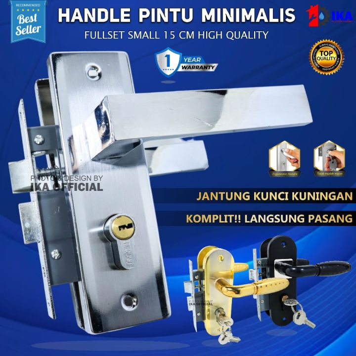 Kunci Pintu Kecil Top Safety Lock Komplit | Royale Series | 15CM ...