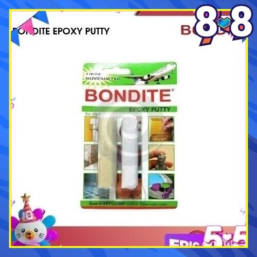 Bondite Epoxy Putty Adhesive Gap Filler Waterproof | Lazada