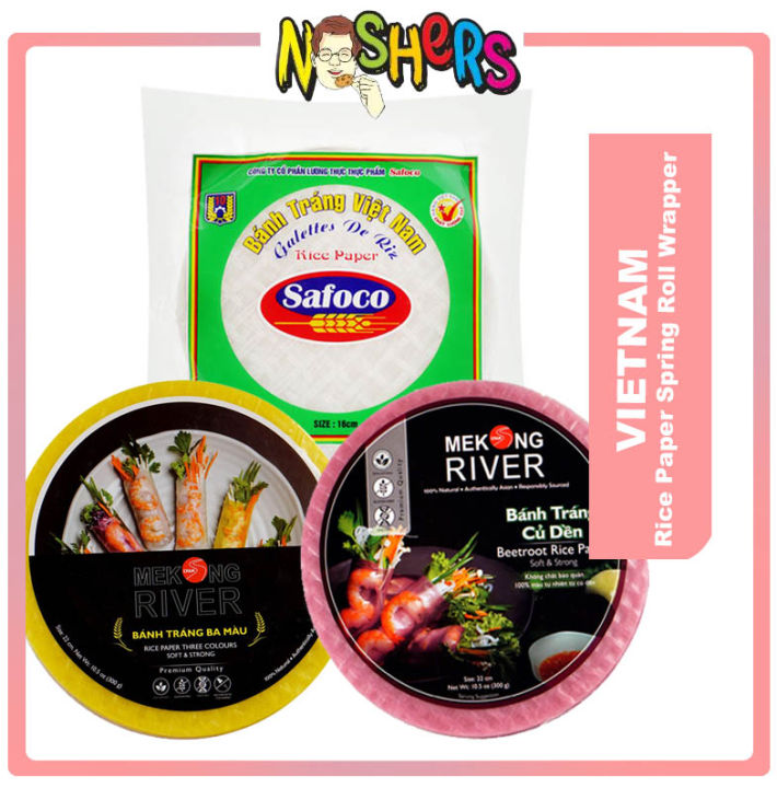 Noshers Safoco Rice Paper Spring Roll Wrapper Safoco Noodles Mekong ...