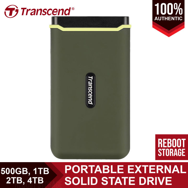 Transcend ESD380C 500GB / 1TB / 2TB / 4TB USB 3.2 Type C Gen 2 External ...