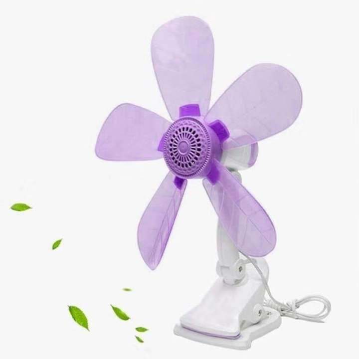 5 blade Portable Clip ELectric Fan (random colors) | Lazada PH