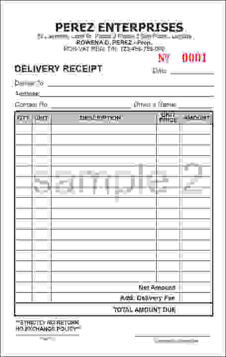 CUSTOMIZED FORMS DELIVERY RECEIPT/ INVOICE/VOUCHER/CASH VOUCHER ...