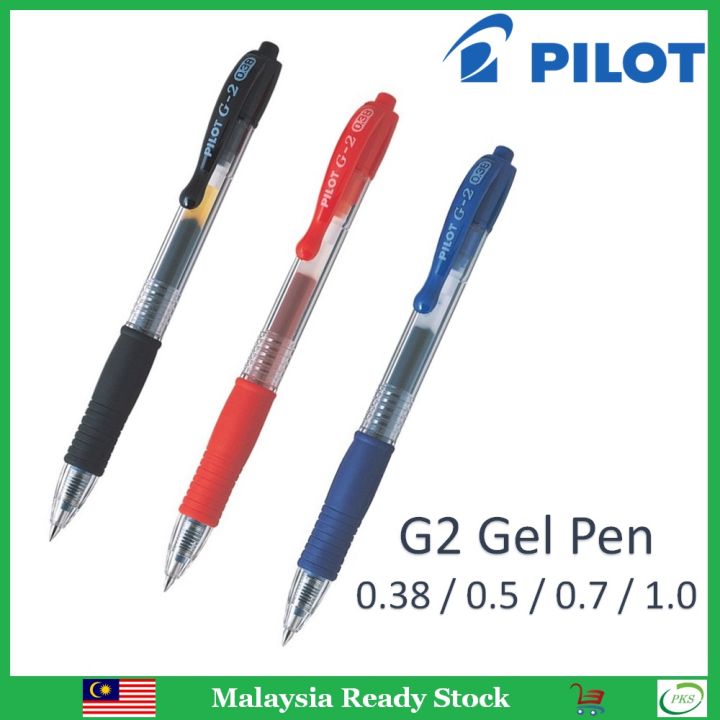 Pilot Pen G2 Gel Pen 0.38mm/0.5mm/0.7mm/1.0mm | Lazada