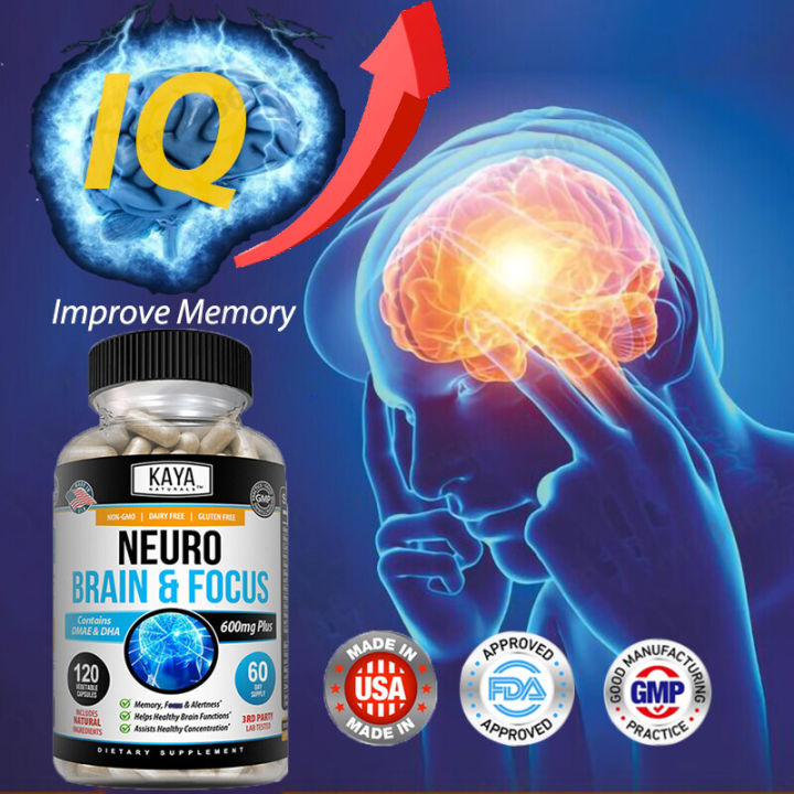 Neuro Brain & Focus 60 ct. Healthy Memory Function, Concentration ...