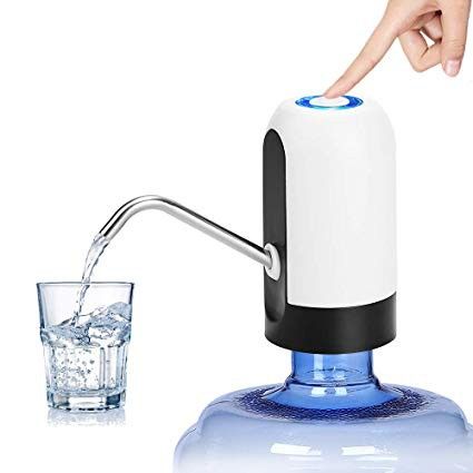 Tally# Automatic Water Dispenser Water Bottle Pump USB Rechargeable ...