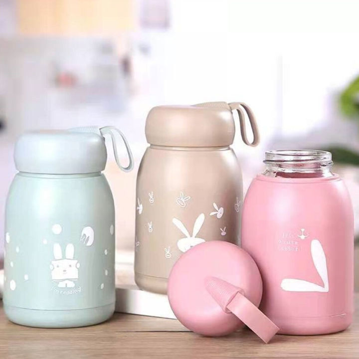 Botol Minum Kaca Rabbit V2 SG33 Botol Simple Minimalis Warna Lucu ...