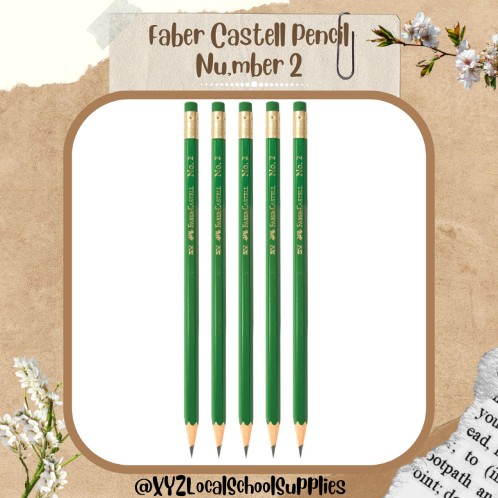 Faber-Castell Pencil #2 | 12 PIECES | Lazada PH