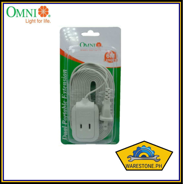 Warestone.ph OMNI Dual Portable Extension WDP-303-PK 3meter | Lazada PH