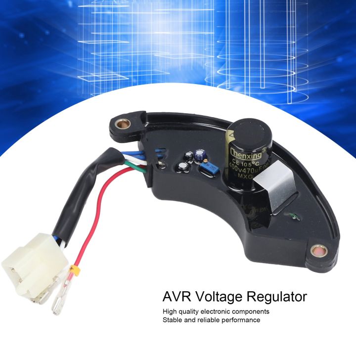 Generator AVR 5-6.5KW 220V 6 Wires Halfmoon Style Automatic Voltage ...