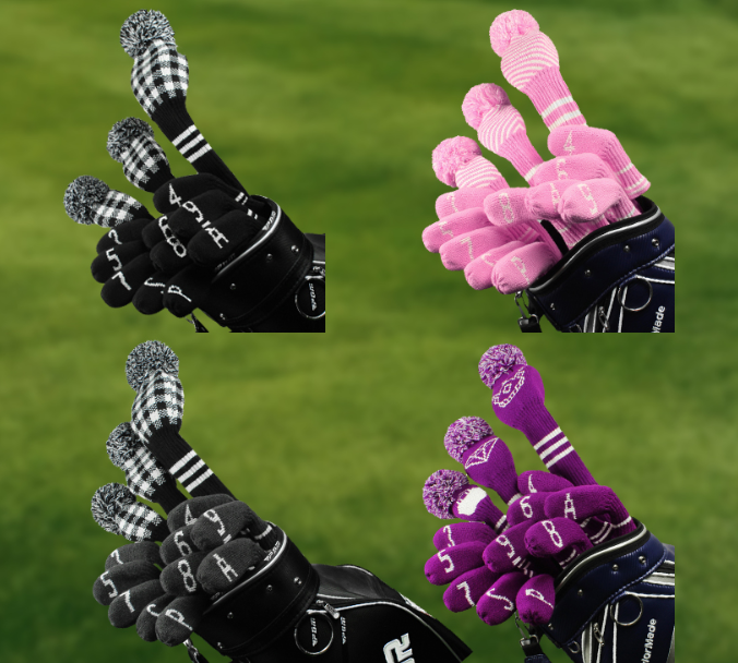 Scott Edward 10 Pieces Iron Covers Black Grey Blue Pink Purple Dots ...