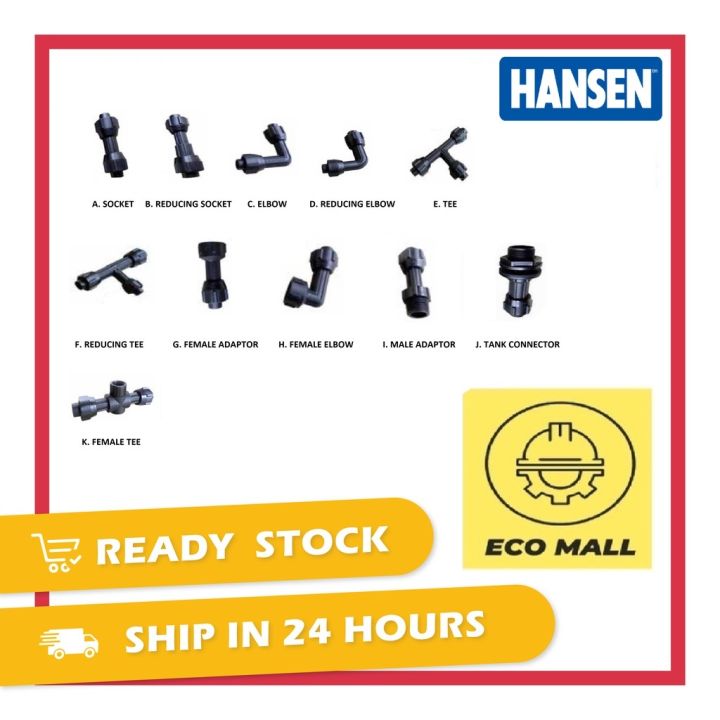 HANSEN FITTINGS | Lazada