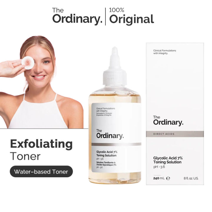 The Ordinary Glycolic Acid 7% Toning Solution Acne And Pimple Dark Spot ...