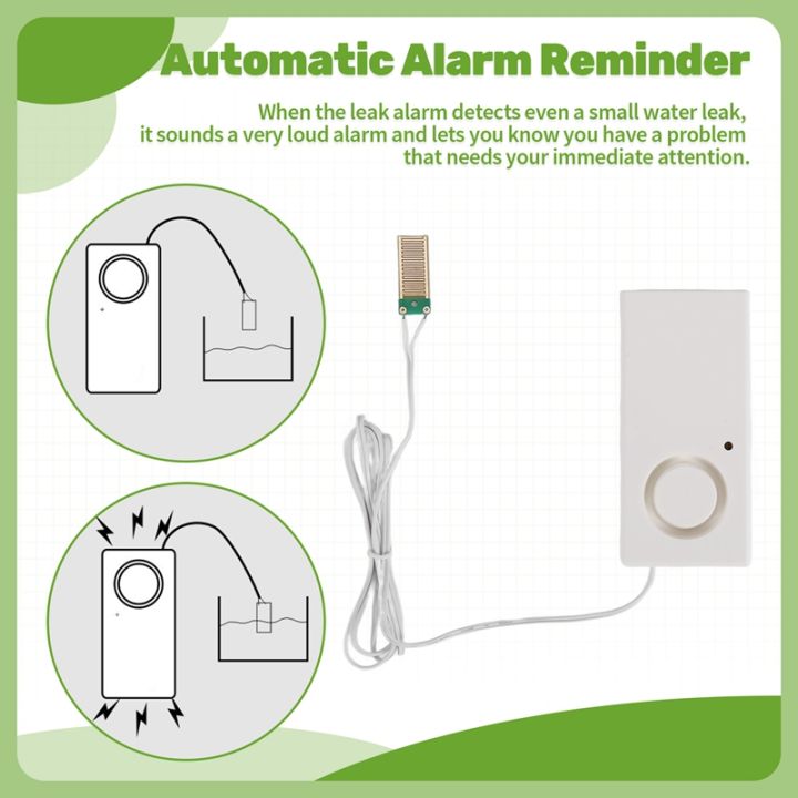 Home Alarm Water Leakage Spot Alarm Detector Water Leak Sensor ...