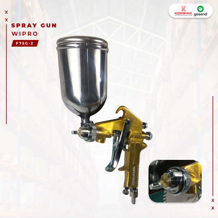 WIPRO Spray Gun F75G-2 300 ml - Alat Semprot Cat Wipro F75G | Lazada ...