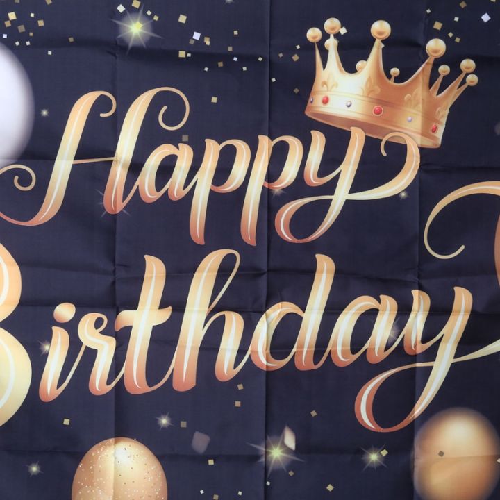 Happy Birthday Banner Decorations Large Birthday Sign Poster Photo for ...