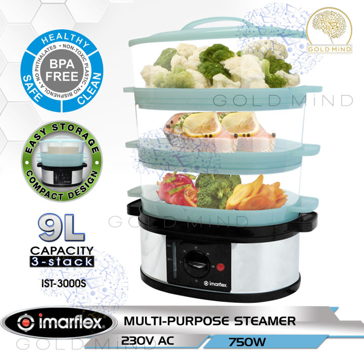 Imarflex Multi-purpose Electric Steamer for Home or Small Business Use ...