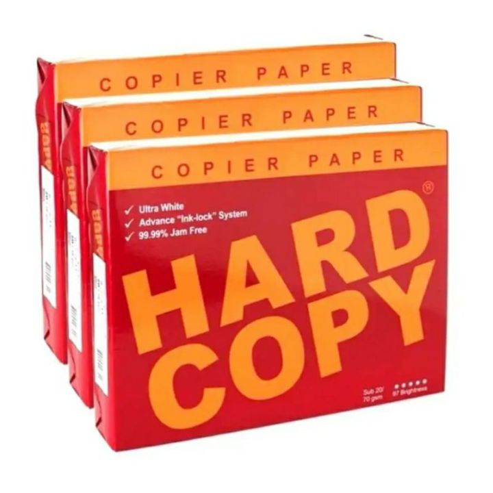 Hard Copy Printer Paper ( SOLD PER REAM ) | Lazada PH