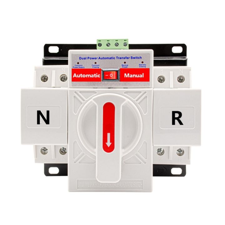ATS Automatic Dual Power Transfer Switch 2P 63A สวิตซ์สลับแหล่งจ่ายไฟ ...