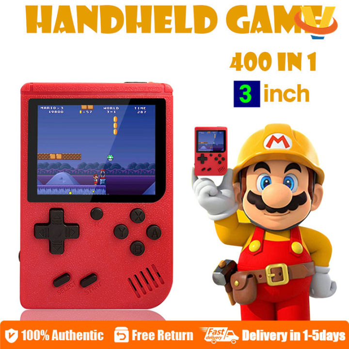Ready Stock/COD】Rechargeable Gameboy Handheld Game Consoles 400 IN 1 3. ...